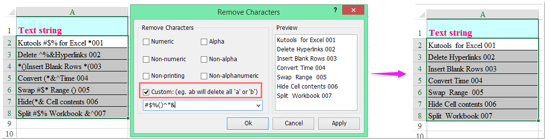 How To Remove Some Special Characters From String In Excel 