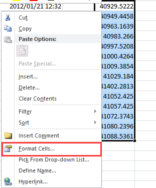 How to remove time from date in Excel?