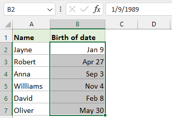 Remove or hide year from date in Excel – 3 quick ways