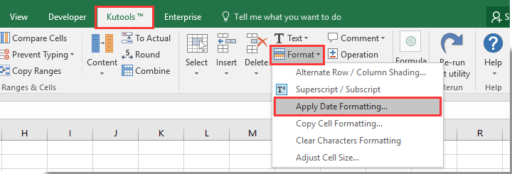 How to remove year from date in Excel?