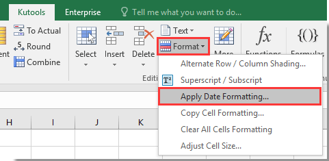 How to remove year from date in Excel?