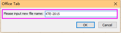 How to rename an opened or active workbook in Excel?