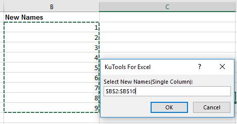 How to rename all images names in a folder according to a list of cells ...