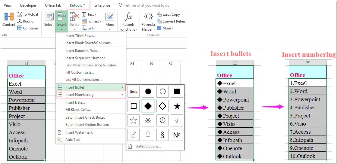 How To Number Rows After Inserting Or Deleting Rows Automatically In Excel 