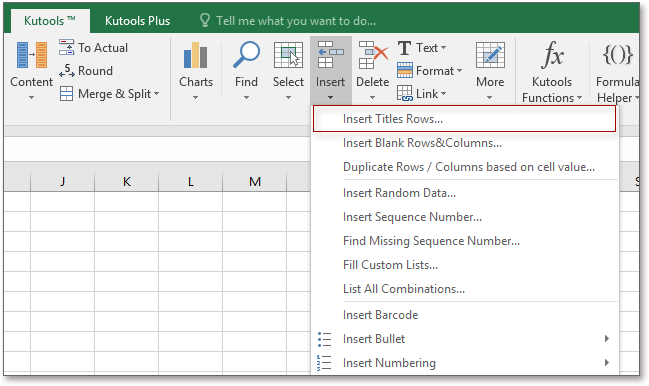 How to repeat heading row every nth row in Excel?