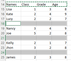 How to repeat range of cells multiple times in Excel?