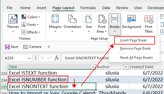 How To Repeat Title Rows On Top In Certain Pages When Printing