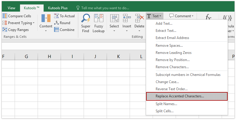How To Replace Accented Characters With Regular Characters In Excel 