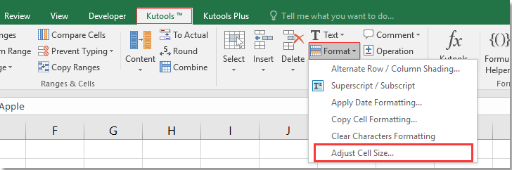 How To Quickly Restore To Default Cell Size In Excel 