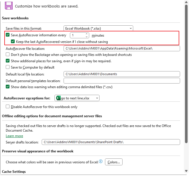 How to restore unsaved file in Excel?