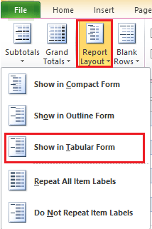 How to reverse a pivot table in Excel?
