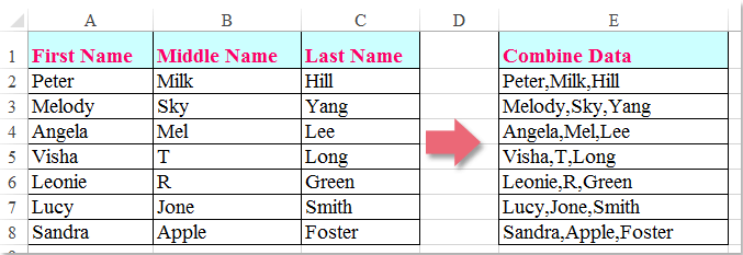 How To Reverse The Text To Column Function In Excel 