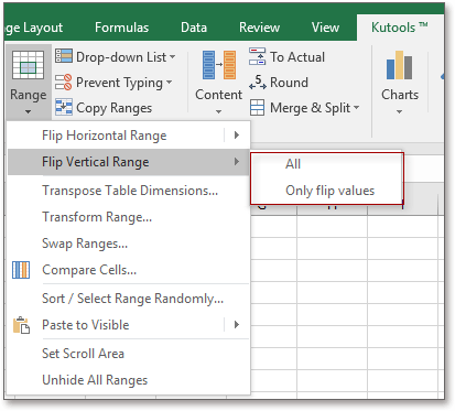 How to rotate table by 90 or 180 degrees in Excel?