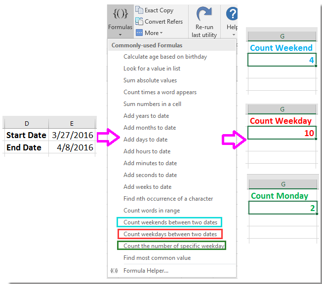 How To Calculate Net Work Hours Between Two Dates Excluding Weekends Or 