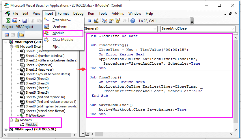 How To Save And Close Workbook After Inactivity For A Certain Amount Of 0333