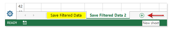 How to save filtered data to new sheet/workbook in Excel?