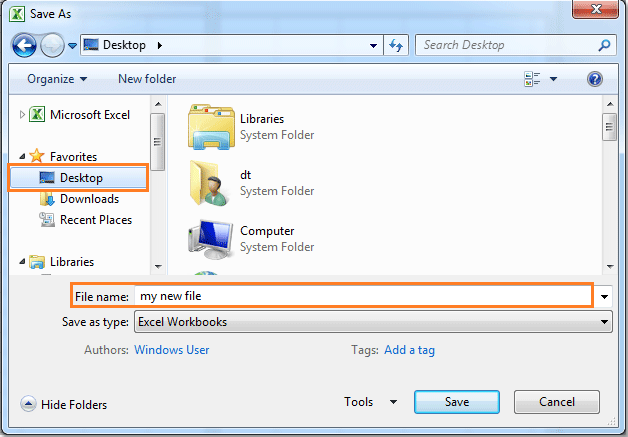 How to save a selection as an individual file in Excel?