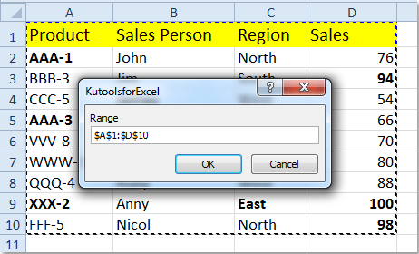 How to identify and select all bold cells or text in Excel?