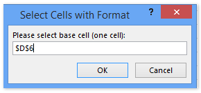 How to select formatted cells in Excel?