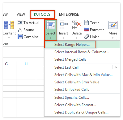 How to select formatted cells in Excel?