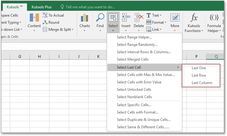 How To Select Last Cell With Data In A Row column In Excel 
