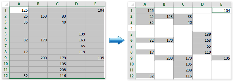 How To Select Non blank Cells In A Range In Excel 