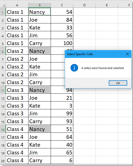 ¿Cómo seleccionar celdas con texto específico en Excel?