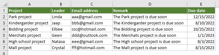 Tutorial de Excel: enviar correos electrónicos desde Excel