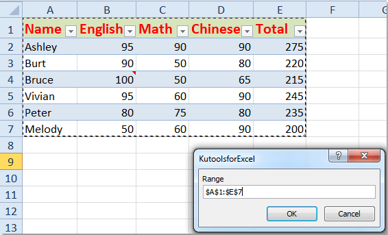 How to send / email range of cells through outlook from Excel?