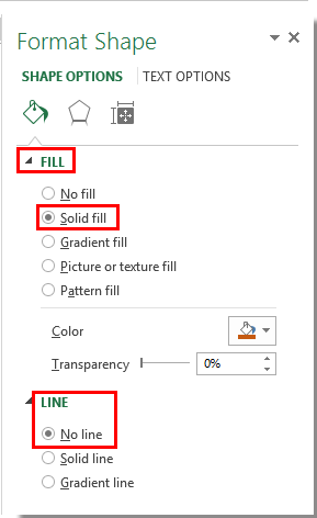 How to half shade cell in Excel?