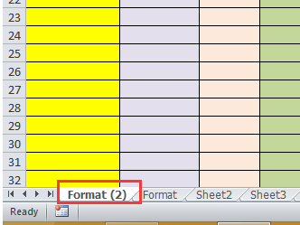 How to quickly create multiple sheets with same format in Excel?