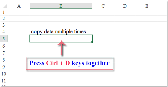 How To Copy Cell Above Or Cell Left With Shortcut Key In Excel 