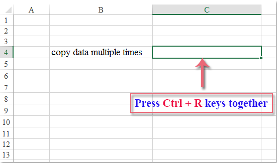 How To Copy Cell Above Or Cell Left With Shortcut Key In Excel 