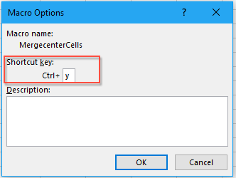 How to merge and center cells by shortcut keys in Excel?