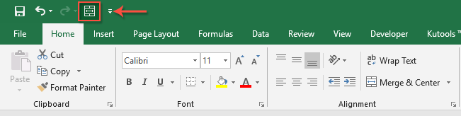 How to merge and center cells by shortcut keys in Excel?