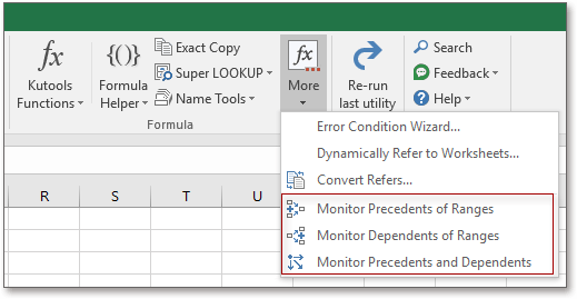 How to show (formula) relationships between cells in Excel?