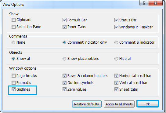How To Quickly Show And Hide Gridlines In Excel