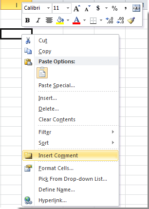How to show image on mouseover in Excel?