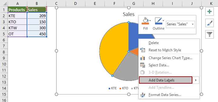 How To Show Percentage In Pie Chart In Excel 