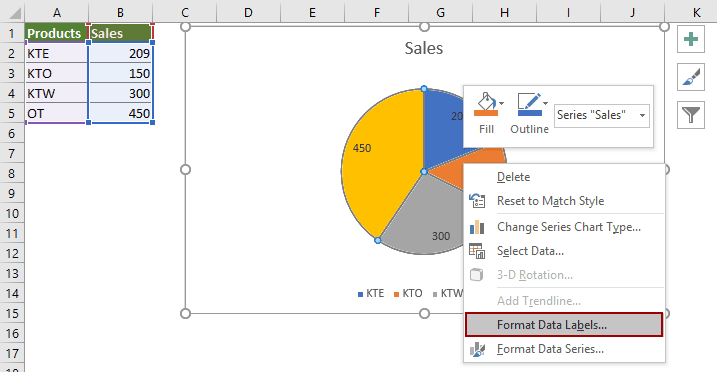 How To Show Percentage In Pie Chart In Excel 