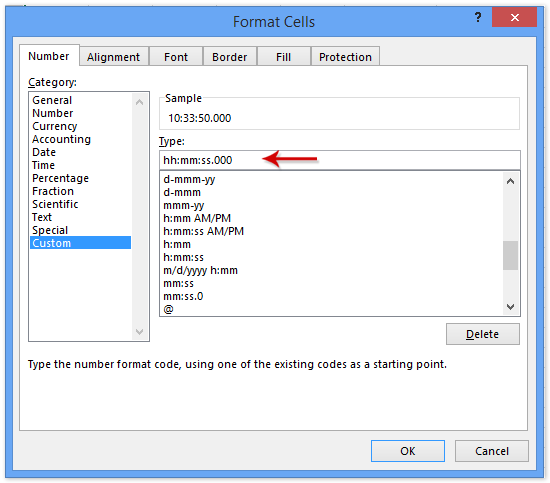 How To Show Time With Milliseconds In Excel 