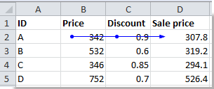 How to show trace dependents or precedents arrow in Excel?