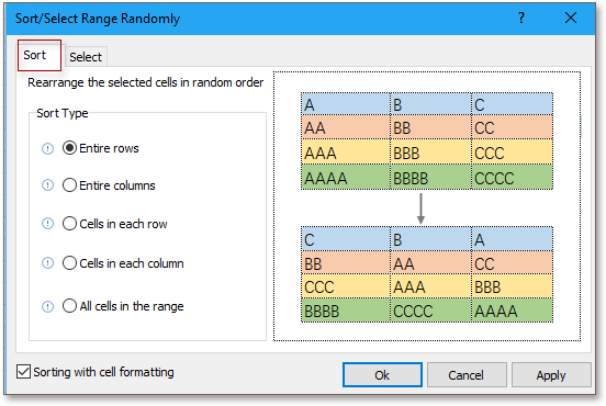 How To Shuffle Rows columns a Range Of Cells Randomly In Excel 