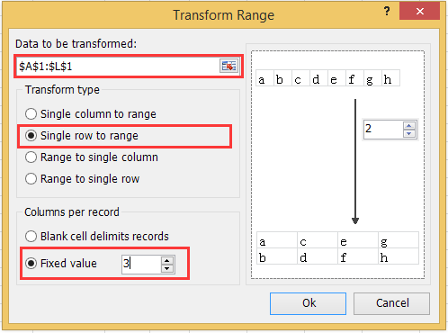 Comment convertir une seule ligne en plusieurs colonnes et lignes dans ...