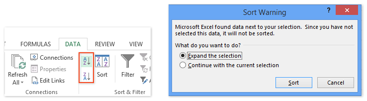 How to sort cells by last character or number in Excel?