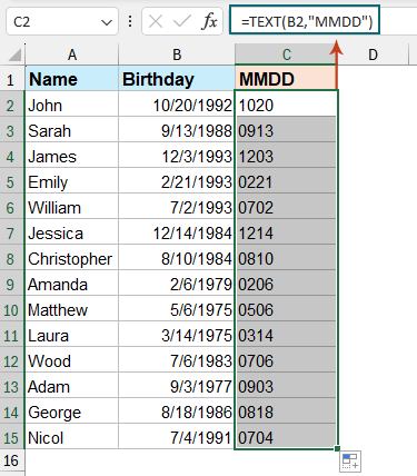 Sort birthdays by month only in Excel - Full guide