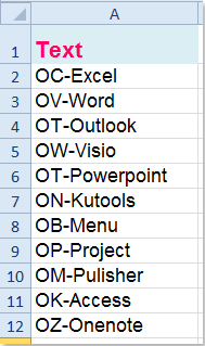 How to sort data ignoring the first character in Excel?