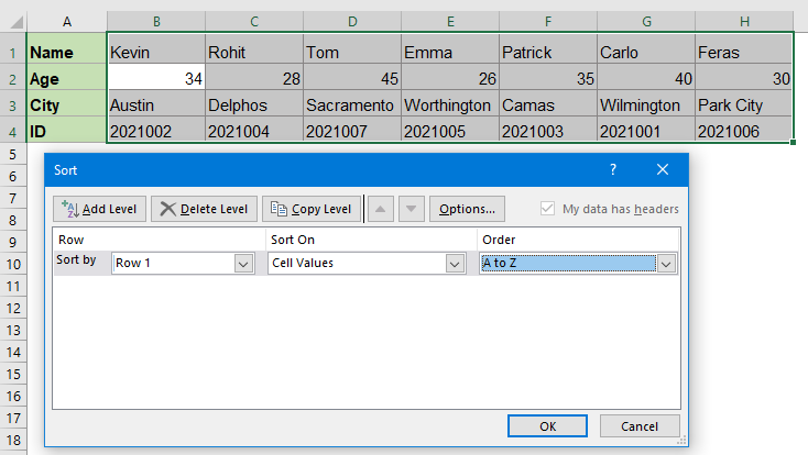 Excel Sort Sort Data By Text Date Number Or Color