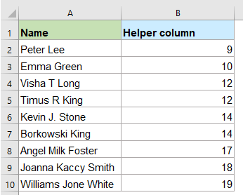 Excel sort: sort data by text, date, number or color