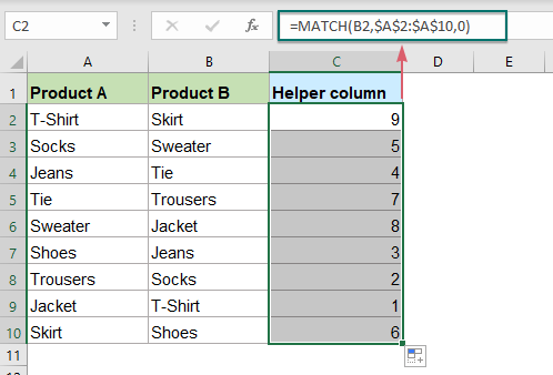 Excel sort: sort data by text, date, number or color